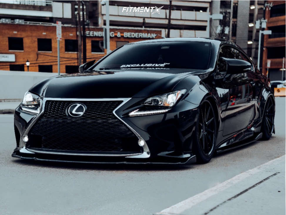 2017 Lexus RC300 F Sport with 19x8.5 Ferrada Fr4 and Yokohama 245x40 on Air Suspension | 2641286 ...