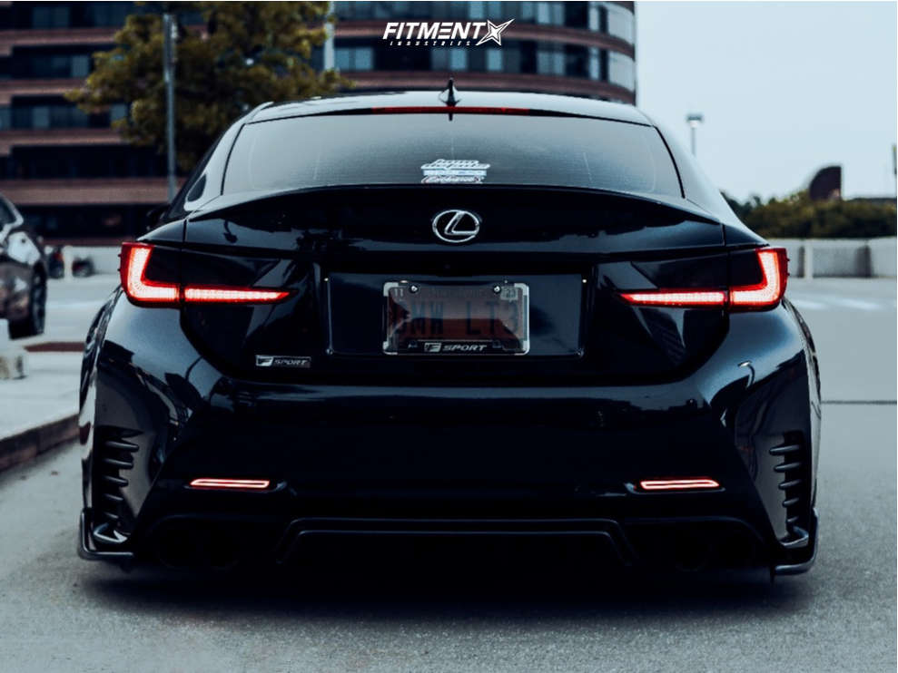 2017 Lexus RC300 F Sport with 19x8.5 Ferrada Fr4 and Yokohama 245x40 on ...