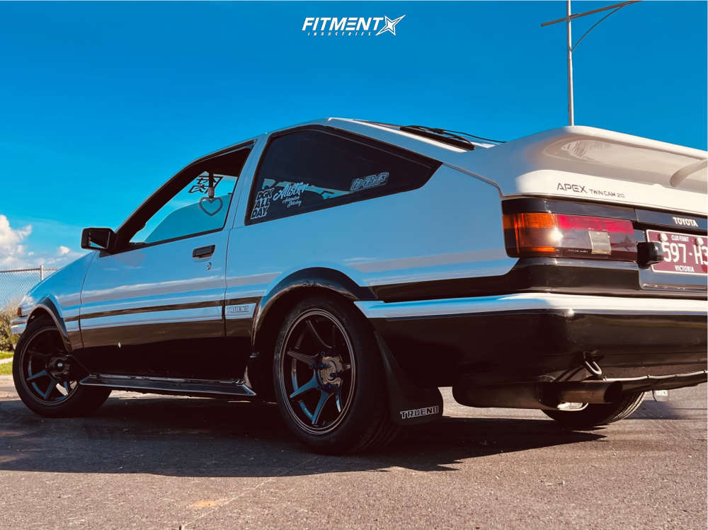 1984 Toyota Corolla Base with 15x8 Anovia Kano and Grenlander 195x50 on Coilovers | 2642526 ...