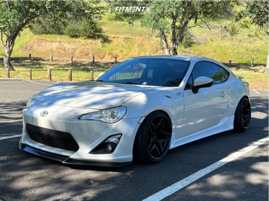 2014 Scion FR-S Base with 18x10.5 Kansei Astro and Continental 225x35 ...