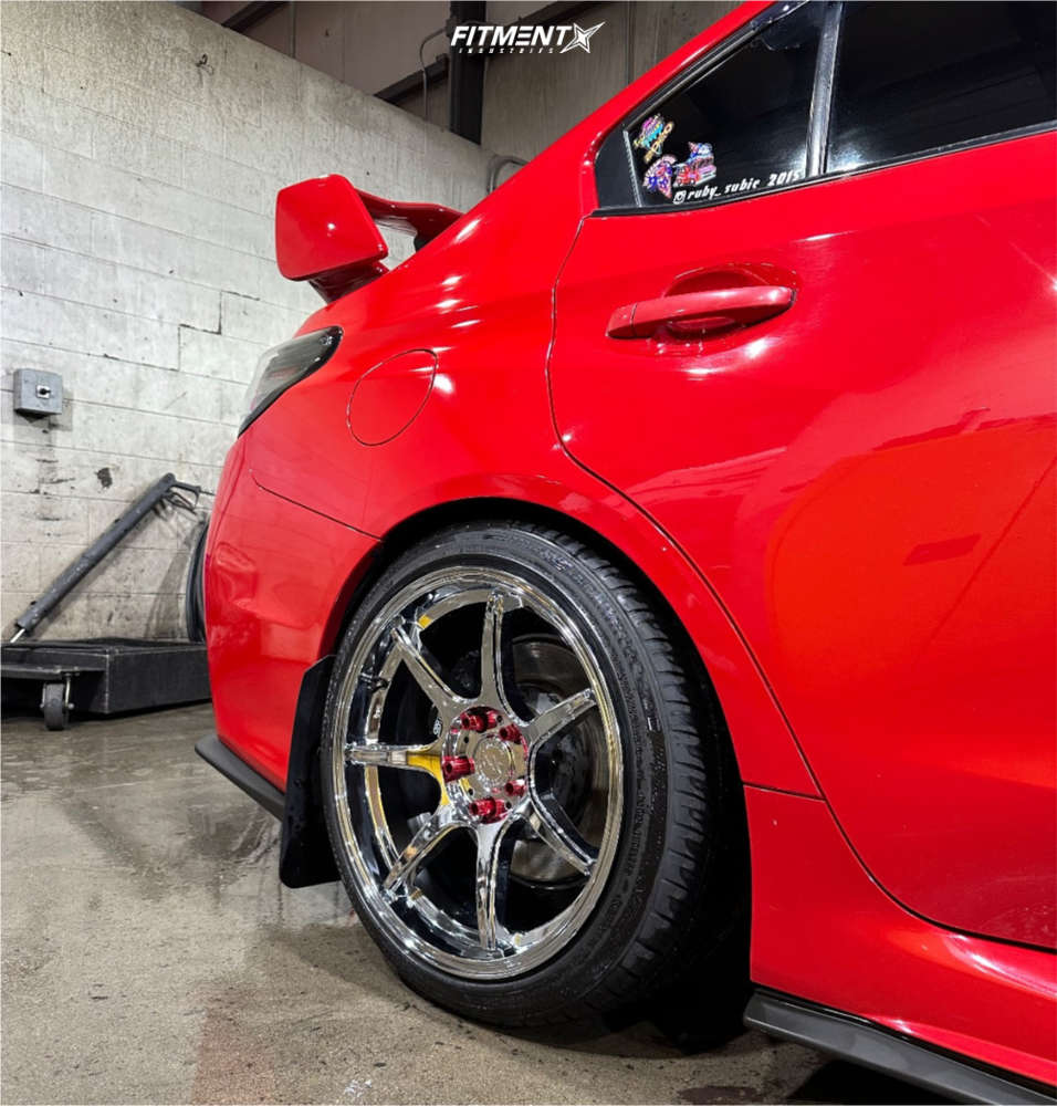 2015 Subaru WRX STI Base with 18x9.5 Anovia Kano and Vercelli 235x40 on Coilovers | 2644579 ...