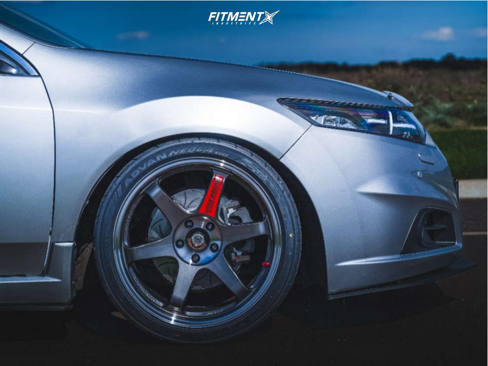 2009 Acura TSX Base with 19x9.5 Volk TE37SL and Yokohama 245x35 on ...