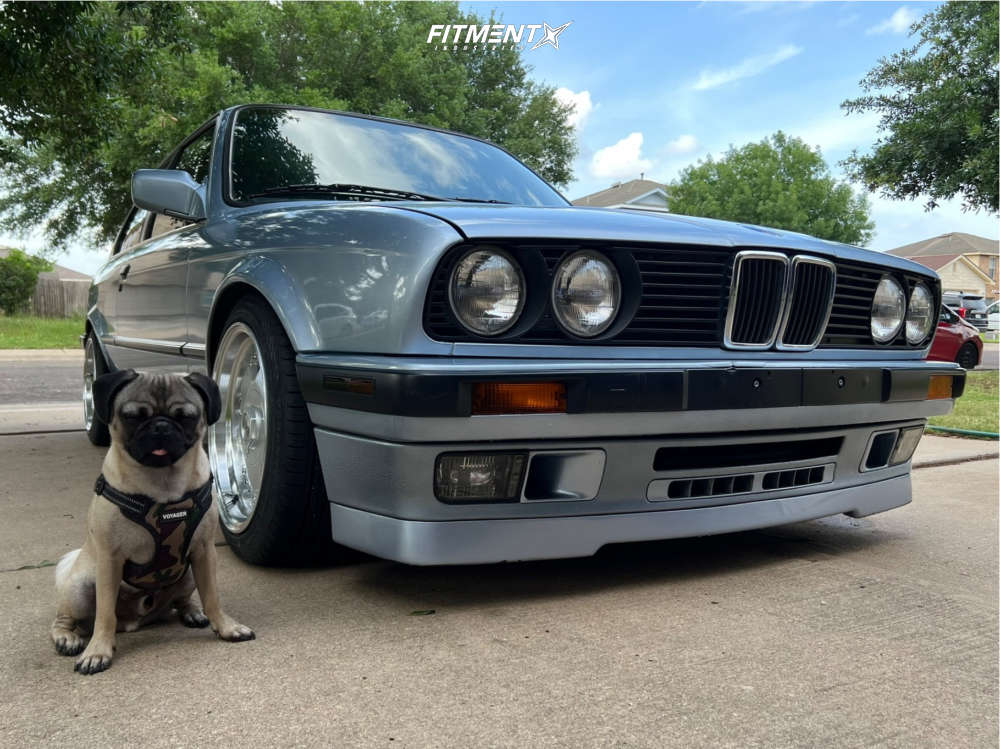 1990 BMW 325i Base with 16x8 ESM Esm-009r and Radar 205x45 on Coilovers ...