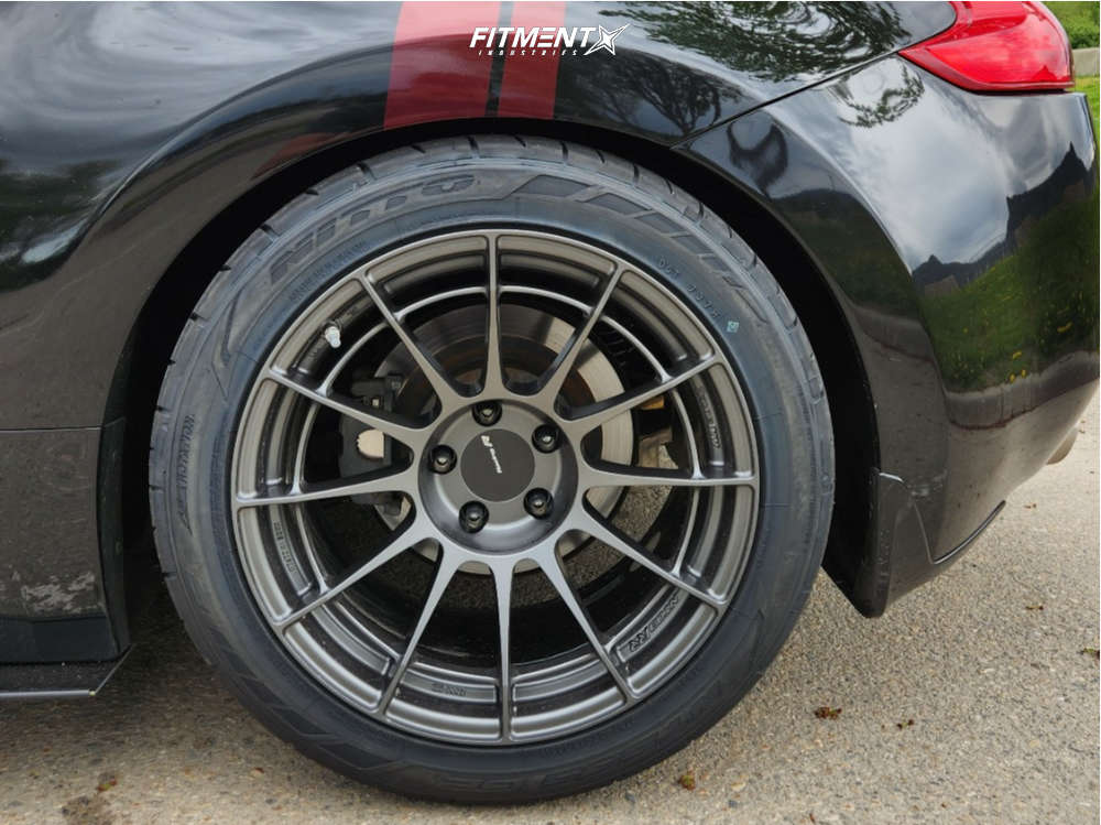 2017 Nissan 370Z Base with 18x9.5 Enkei Nt03rr and Nitto 245x45 on Lowering Springs | 2646712 ...