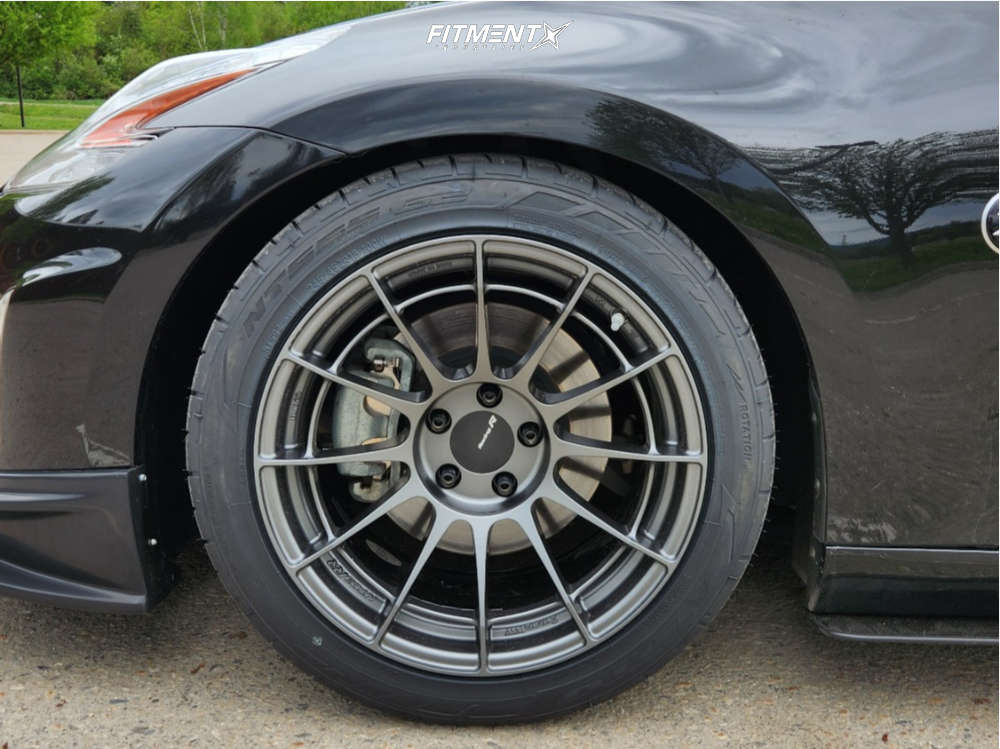 2017 Nissan 370Z Base with 18x9.5 Enkei Nt03rr and Nitto 245x45 on Lowering Springs | 2646712 ...