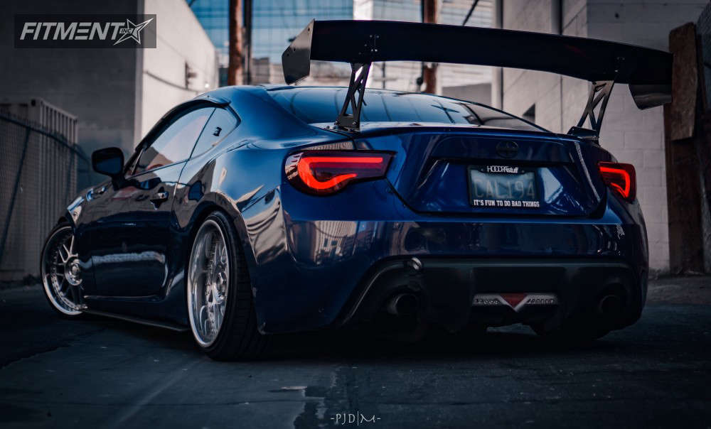 2013 Scion FR-S Base with 18x8.5 Racing Hart C2 and Sailun 215x35 on ...