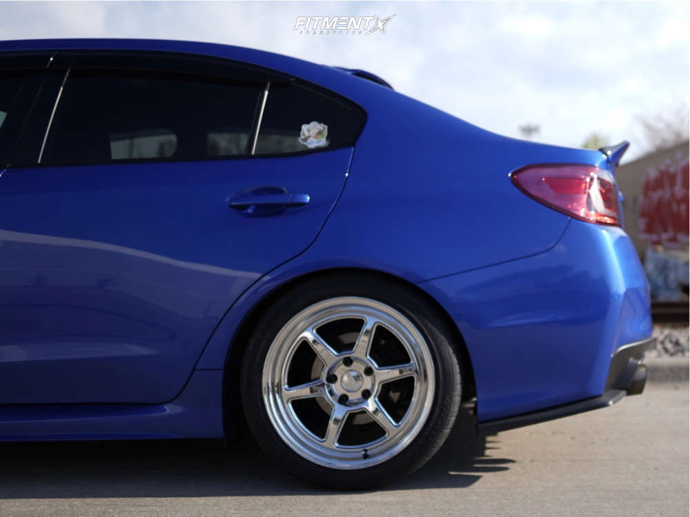 2017 Subaru WRX Base with 18x9.5 Kansei Roku and Vercelli 245x40 on ...