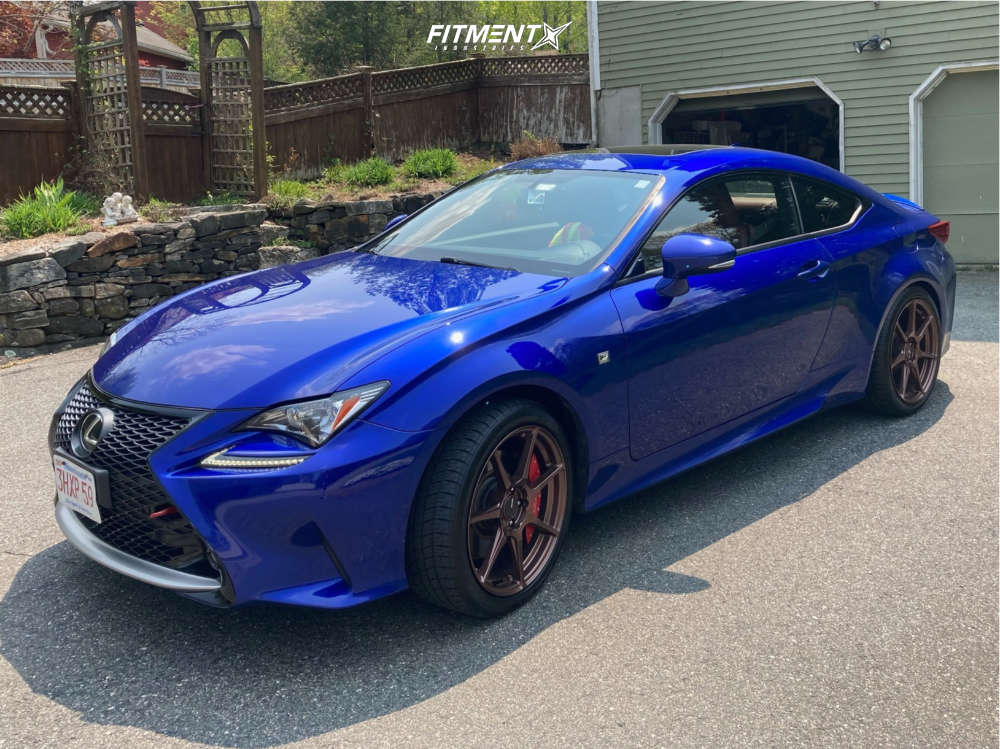 2016 Lexus RC350 F Sport with 19x8.5 Enkei Tfr and Radar 245x40 on ...