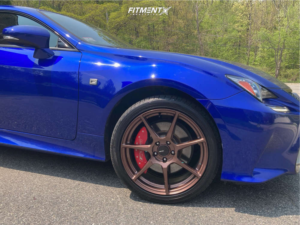2016 Lexus RC350 F Sport with 19x8.5 Enkei Tfr and Radar 245x40 on ...