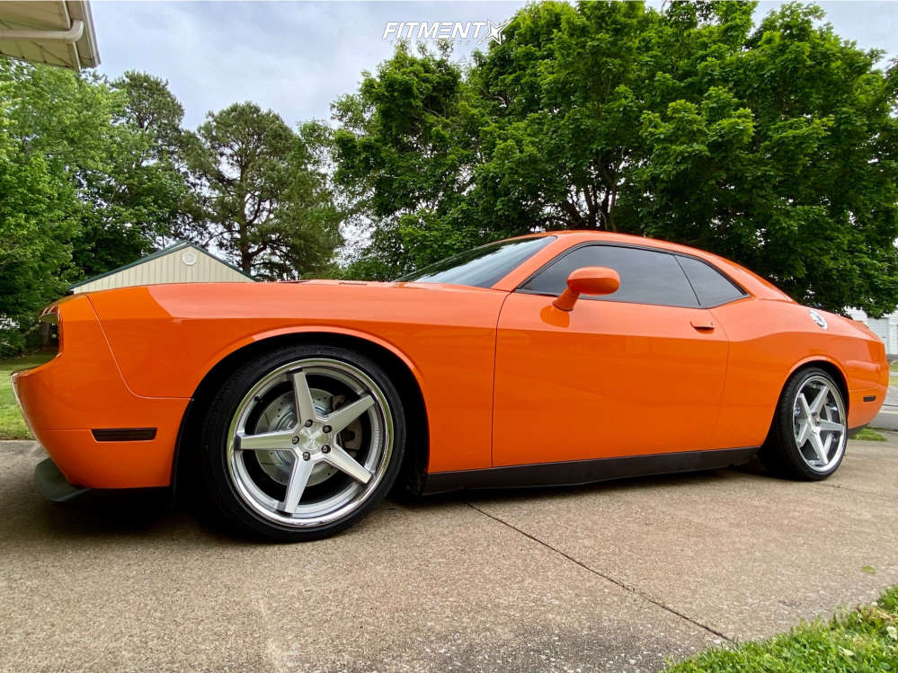 2012 Dodge Challenger R/T with 20x9 Ferrada Fr3 and Vercelli 245x35 on ...
