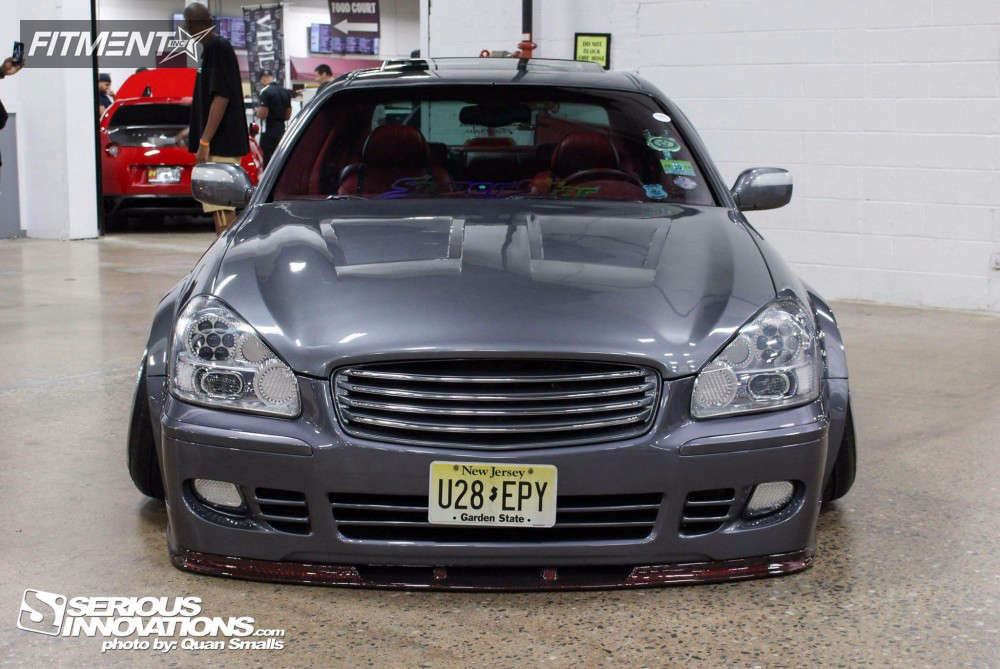 2003 INFINITI Q45 Base with 19x11 SSR MS3 and Delinte 235x35 on Air ...