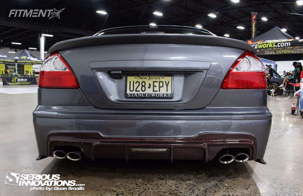 2003 INFINITI Q45 Base with 19x11 SSR MS3 and Delinte 235x35 on Air ...