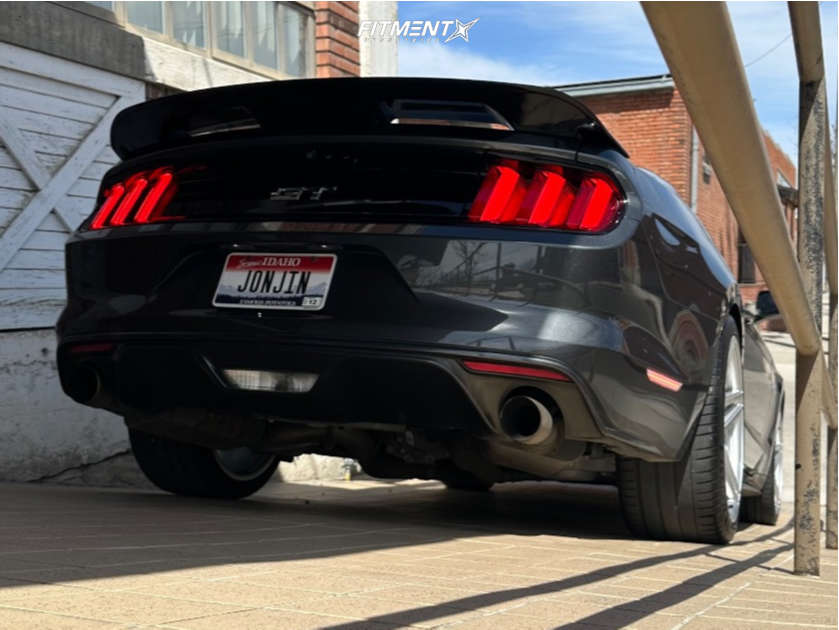 2016 Ford Mustang GT with 20x9 ESR Rf15 and Ironman 255x35 on Stock ...