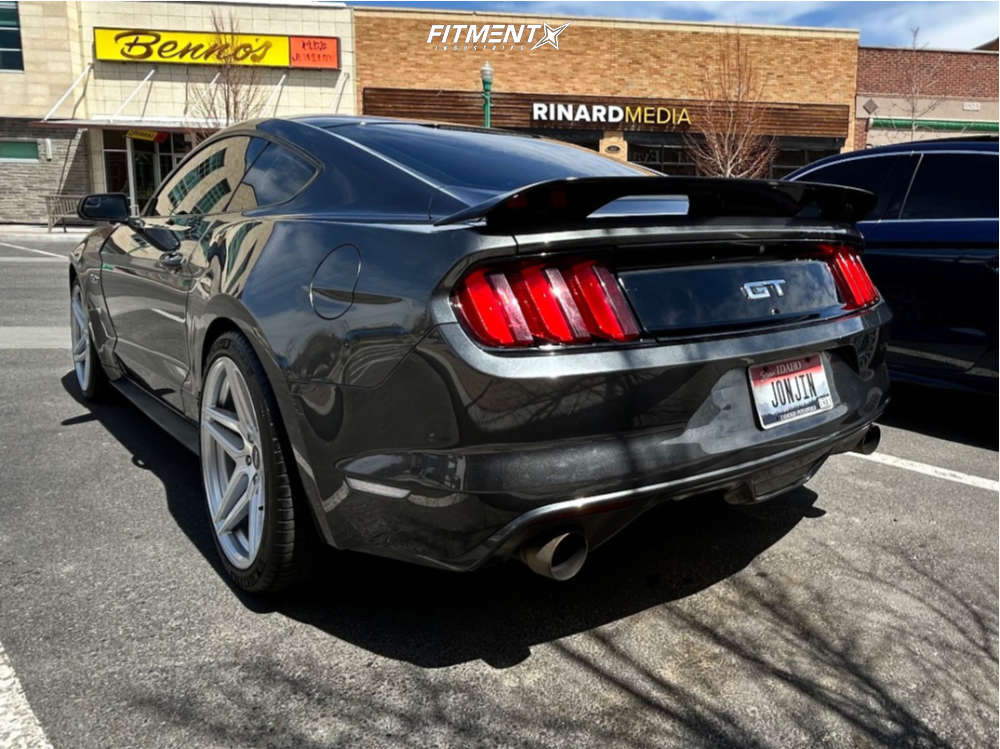 2016 Ford Mustang GT with 20x9 ESR Rf15 and Ironman 255x35 on Stock ...