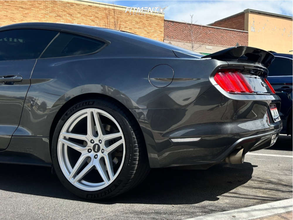 2016 Ford Mustang GT with 20x9 ESR Rf15 and Ironman 255x35 on Stock ...