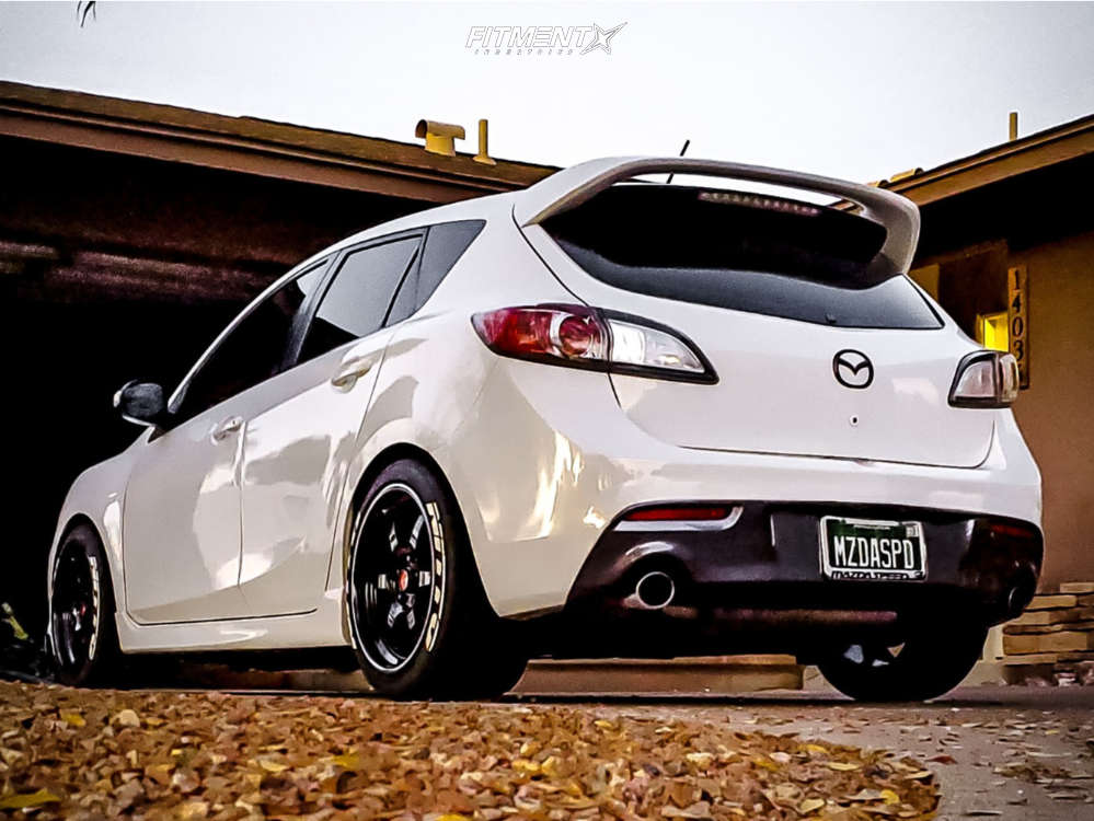 2013 Mazda 3 Mazdaspeed with 18x8.5 Aodhan Ah08 and Nitto 235x40 on ...