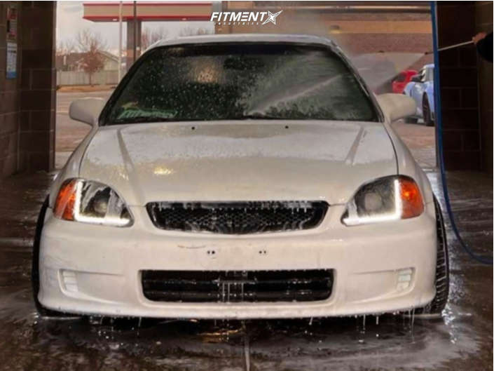 1999 Honda Civic EX with 15x8 MST Time Attack and Toyo Tires 195x45 on ...