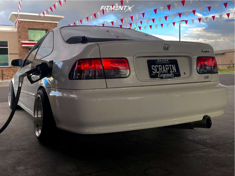 1999 Honda Civic EX with 15x8 MST Time Attack and Toyo Tires 195x45 on ...