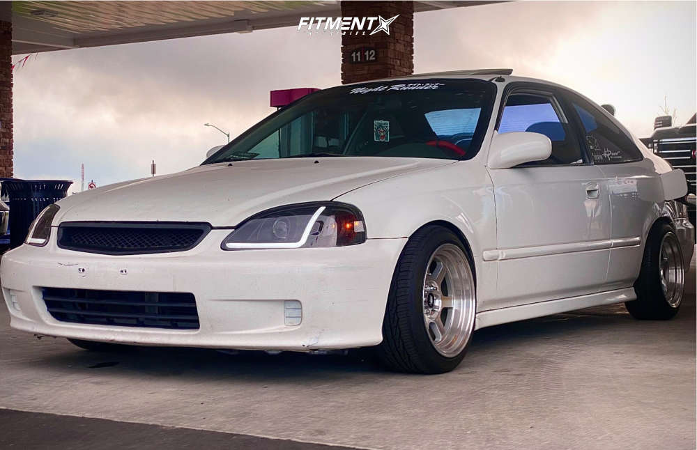 1999 Honda Civic EX with 15x8 MST Time Attack and Toyo Tires 195x45 on ...