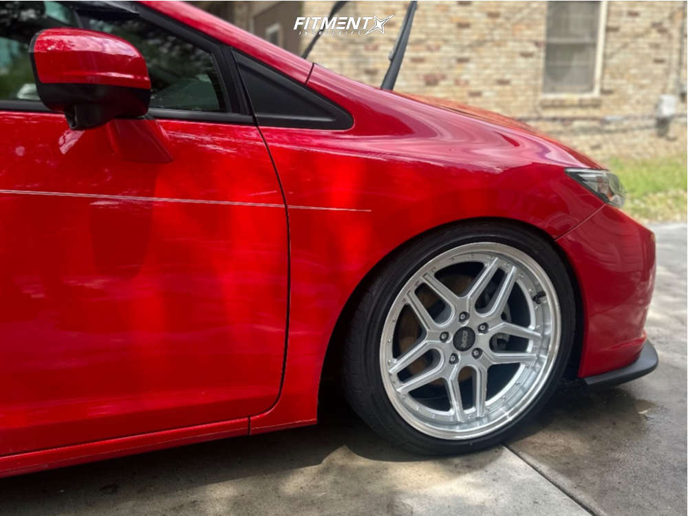 2015 Honda Civic Si with 18x8.5 ESR Cs15 and Delinte 235x40 on ...