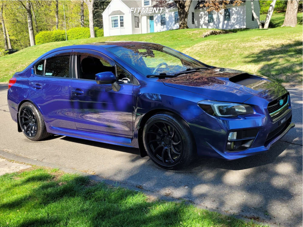 2016 Subaru WRX Premium with 18x9.5 Anovia Night and Firestone 245x40 ...