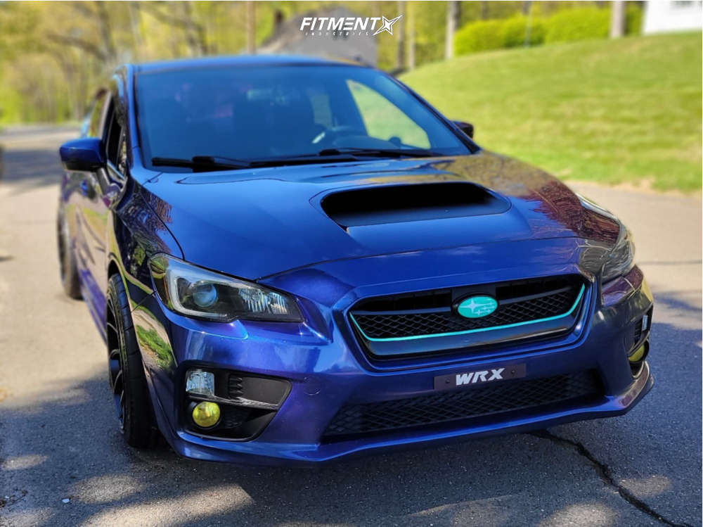 2016 Subaru WRX Premium with 18x9.5 Anovia Night and Firestone 245x40 ...