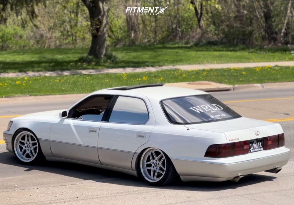 1994 Lexus LS400 Base with 18x9.5 ESR Cs15 and Vercelli 225x40 on ...