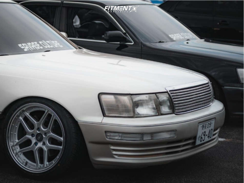 1994 Lexus LS400 Base with 18x9.5 ESR Cs15 and Vercelli 225x40 on ...