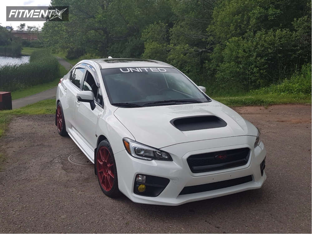 2017 Subaru WRX Base with 18x8.5 Work MCO Racing Type CS and Michelin ...