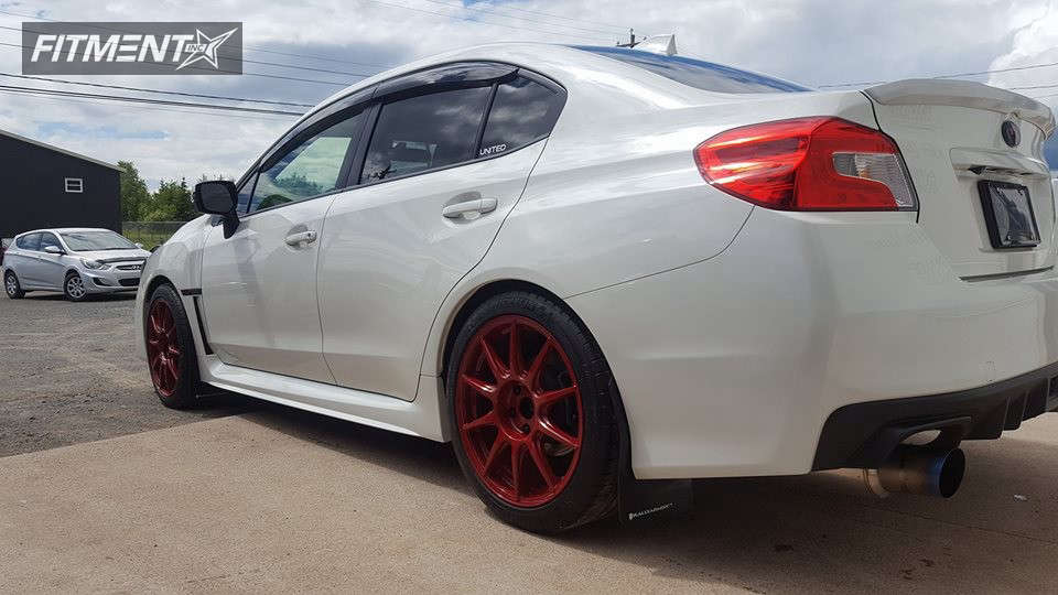 2017 Subaru WRX Base with 18x8.5 Work MCO Racing Type CS and Michelin ...
