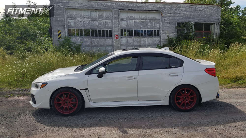 2017 Subaru WRX Base with 18x8.5 Work MCO Racing Type CS and Michelin ...