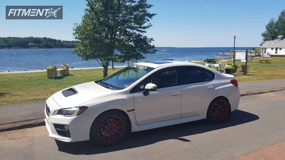 2017 Subaru WRX Base with 18x8.5 Work MCO Racing Type CS and Michelin ...