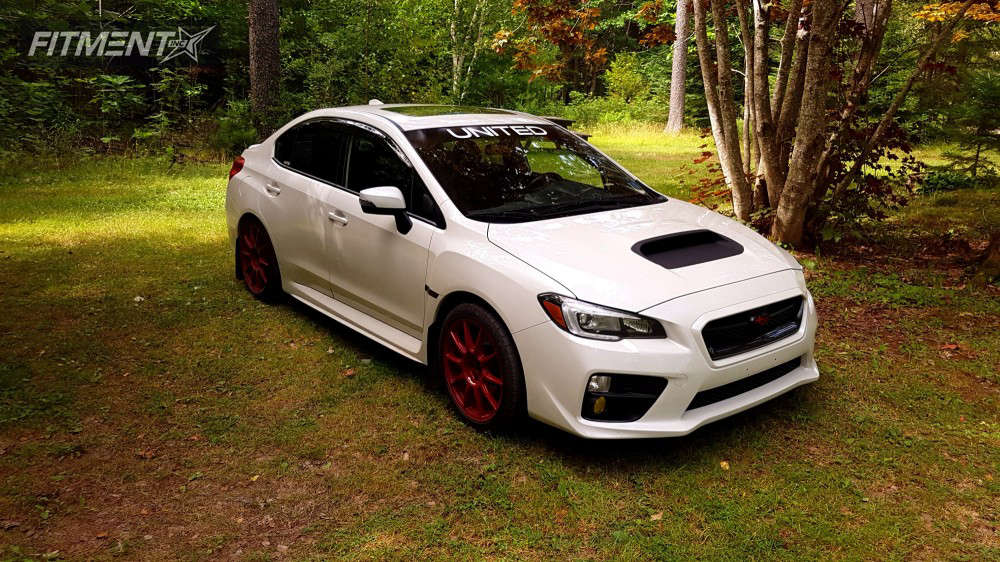 2017 Subaru WRX Base with 18x8.5 Work MCO Racing Type CS and Michelin ...
