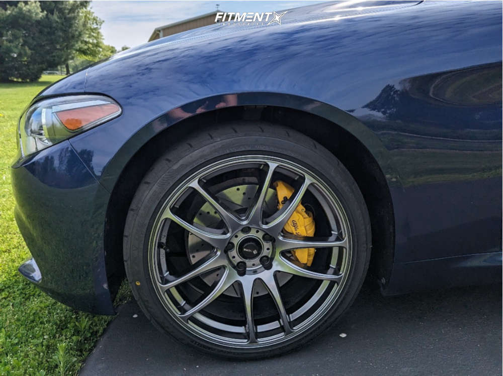 2019 Alfa Romeo Giulia Sport with 19x8.5 Vors Tr4 and Firestone 225x40 ...