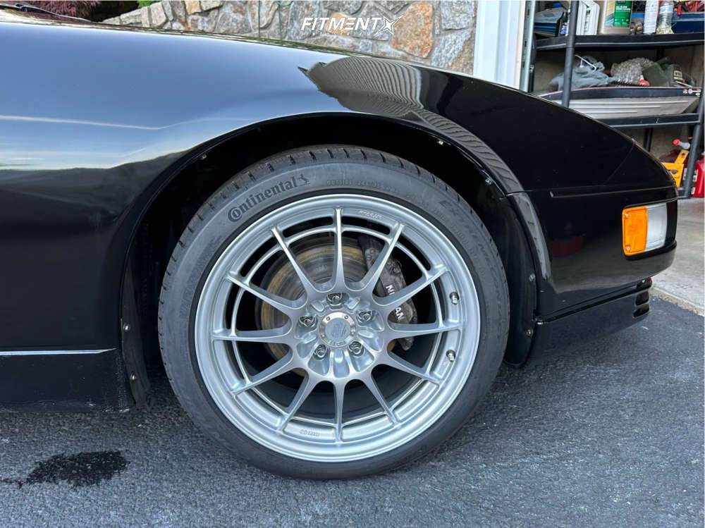 1990 Nissan 300ZX Turbo with 18x8.5 Enkei Nt03m and Continental 245x35 ...