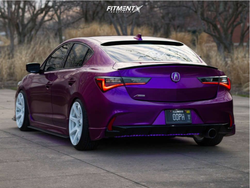 2020 Acura ILX Aspec with 18x9 Cosmis Racing Mr7 and Continental 215x40 ...
