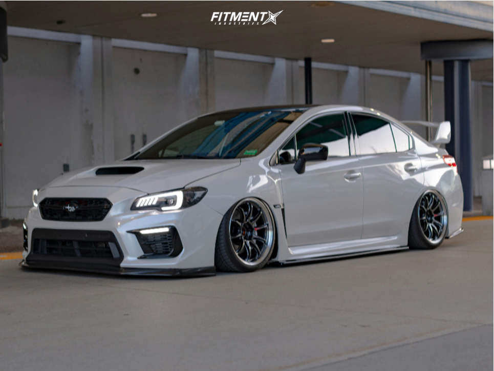 2016 Subaru WRX Premium with 18x9.5 Work Emotion ZR10 and Continental ...