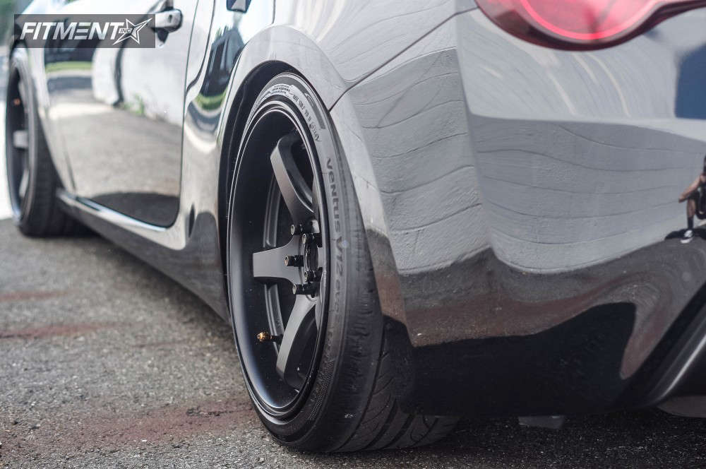 2013 Scion FR-S Base with 18x9.5 Rota RT5 and Hankook 245x35 on Coilovers | 265673 | Fitment ...