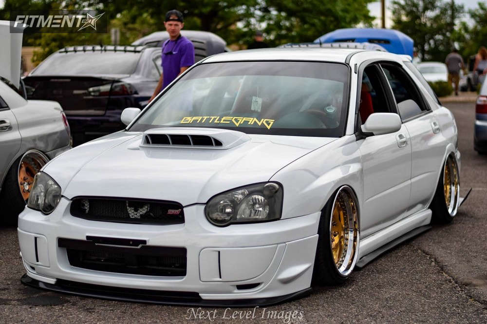 2002 Subaru WRX Base with 18x9.5 WatercooledIND Cc10 and Federal 215x35 ...