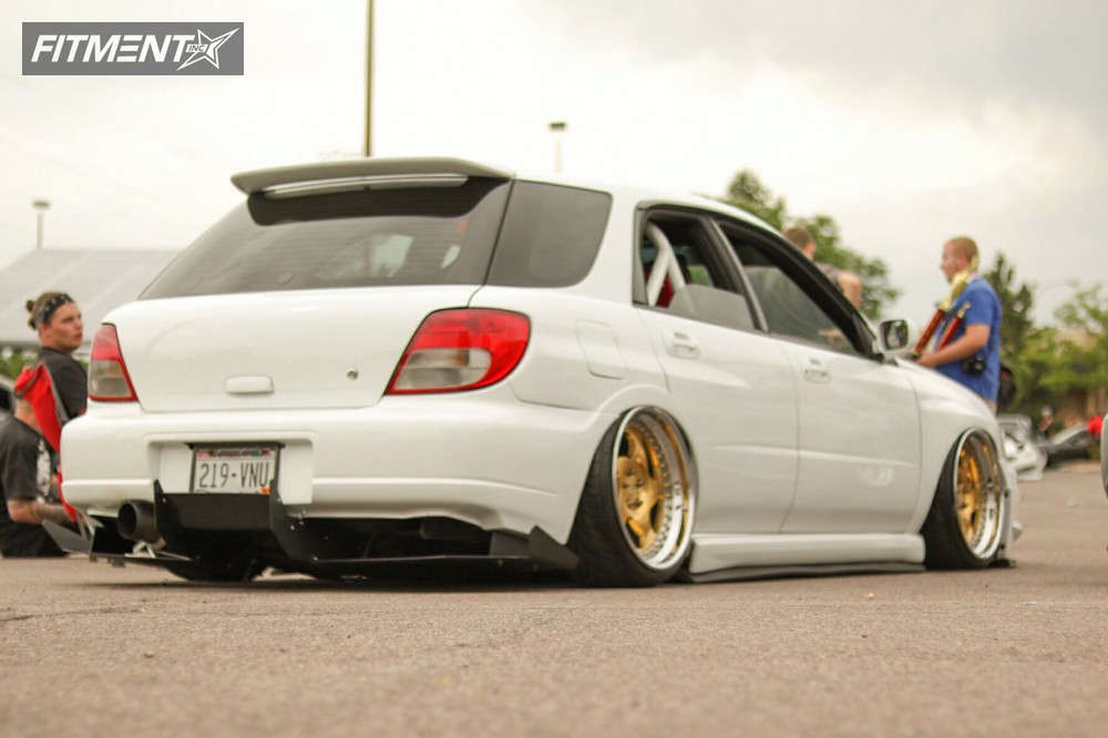 2002 Subaru WRX Base with 18x9.5 WatercooledIND Cc10 and Federal 215x35 ...