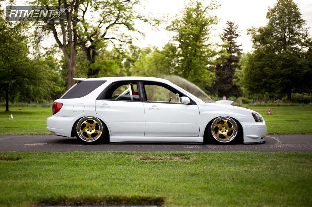 2002 Subaru WRX Base with 18x9.5 WatercooledIND Cc10 and Federal 215x35 ...