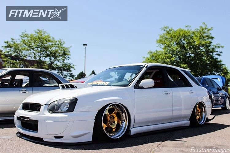 2002 Subaru WRX Base with 18x9.5 WatercooledIND Cc10 and Federal 215x35 ...