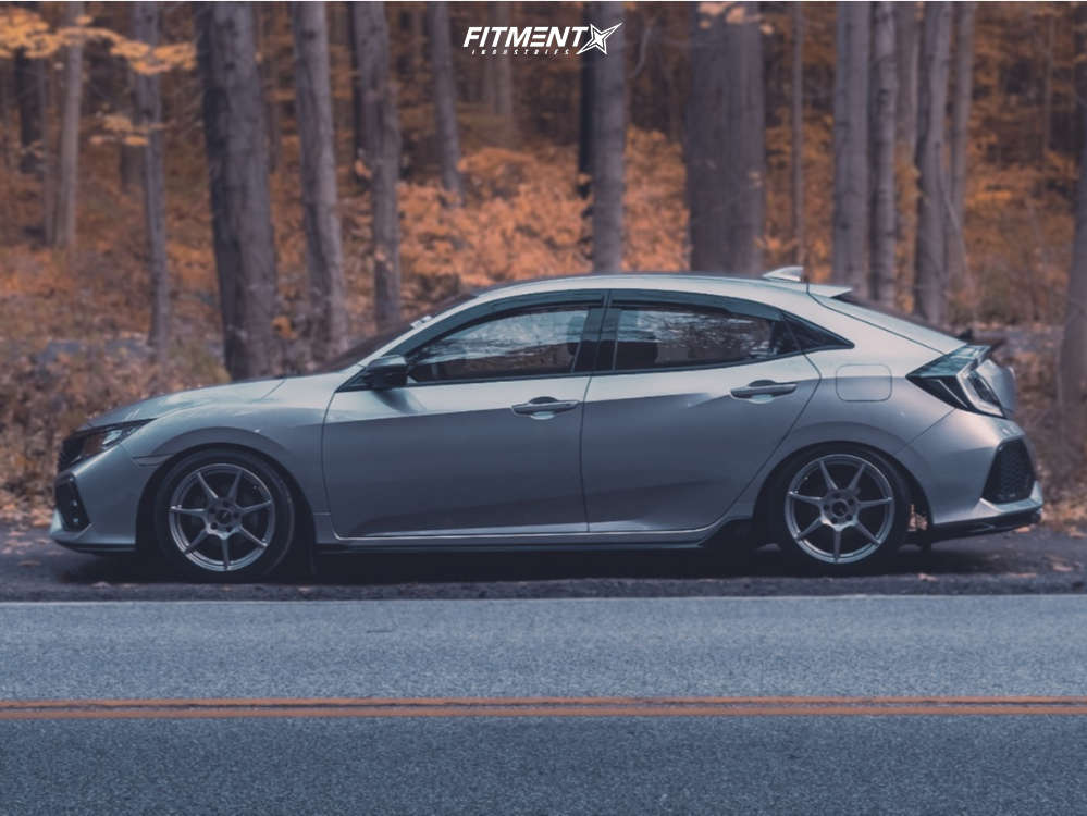 2018 Honda Civic Sport with 17x9 Enkei Tfr and Falken 255x40 on ...