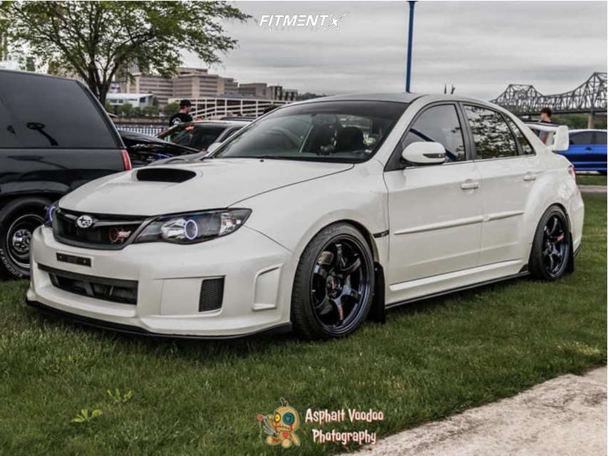2013 Subaru WRX STI Base with 18x9.5 Gram Lights 57dr and Nitto 245x40 ...