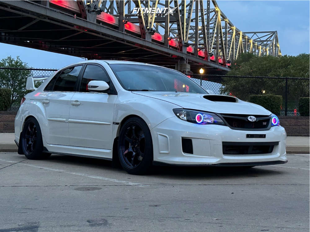 2013 Subaru WRX STI Base with 18x9.5 Gram Lights 57dr and Nitto 245x40 ...