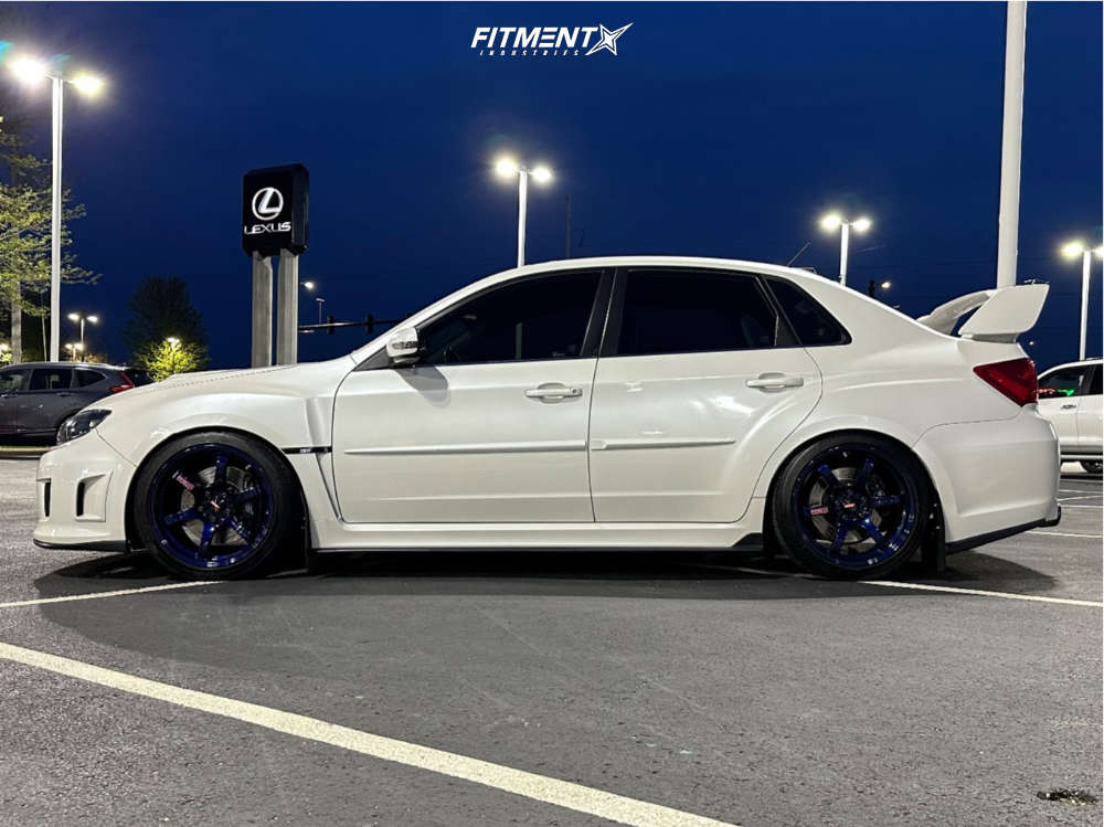 2013 Subaru WRX STI Base with 18x9.5 Gram Lights 57dr and Nitto 245x40 ...