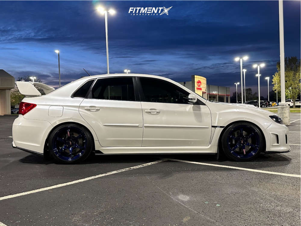 2013 Subaru WRX STI Base with 18x9.5 Gram Lights 57dr and Nitto 245x40 ...