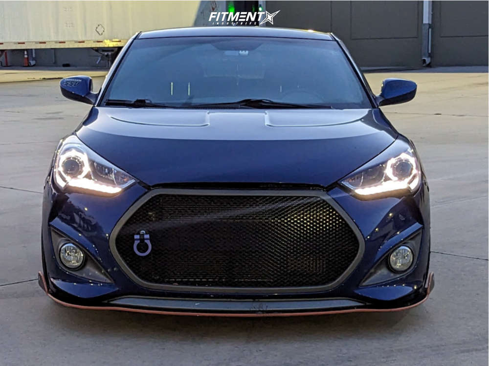 2017 Hyundai Veloster Turbo R-Spec with 18x8.5 XXR 559 and Nitto 225x40 ...
