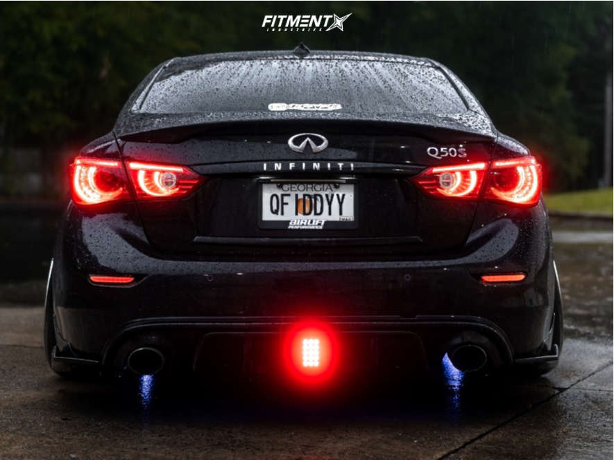 2014 INFINITI Q50 Sport with 19x10.5 Work Emotion T5r 2p and Hankook ...