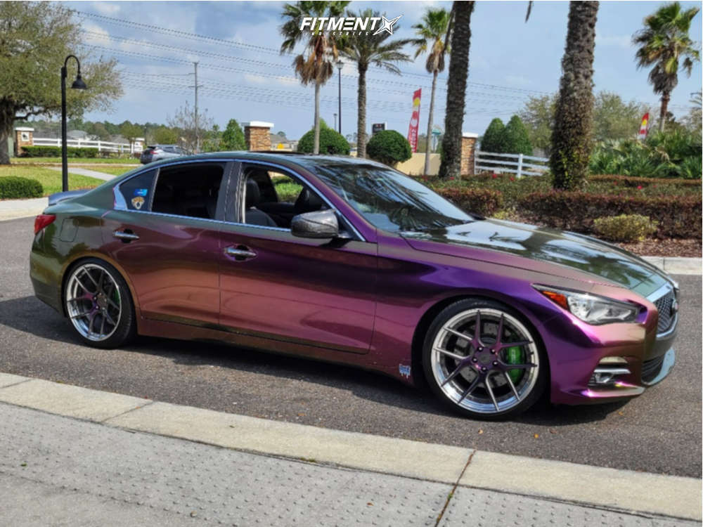 2015 INFINITI Q50 Premium with 20x9.5 BC Forged Hcs02 and Falken 255x35 ...